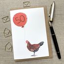 Personalised Derbyshire Redcap Hen Birthday Card By Have A Gander ...