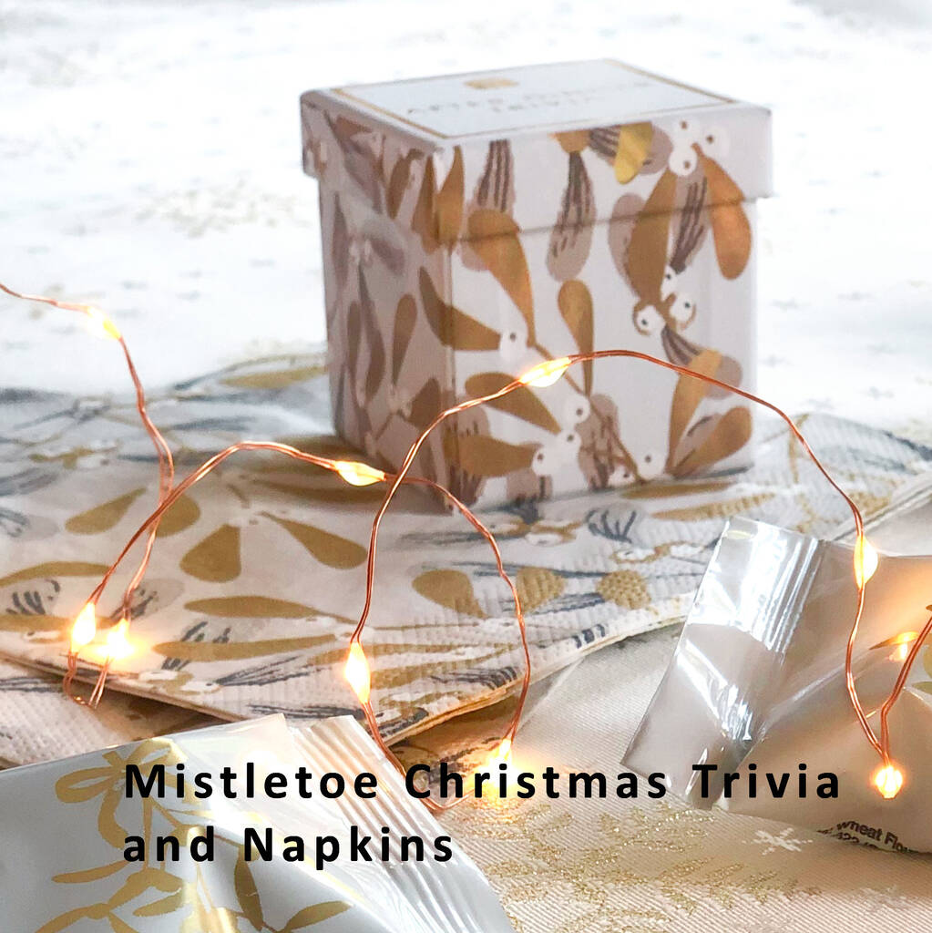 Christmas Fortune Cookies: Mistletoe Themed By Bunting & Barrow ...