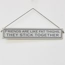 'best Friend' Hand Painted Wooden Sign By Chapel Cards ...