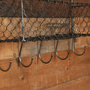 Black Wire Wall Mounted Garden Storage Rack By Dibor ...