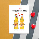 'sol Mates' Card For Partner By Of Life & Lemons | notonthehighstreet.com