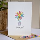 Personalised Smiley Flower Handmade Card By Hannah Shelbourne Designs ...