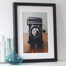 Personalised Vintage Camera Photo Print By The Drifting Bear Co ...