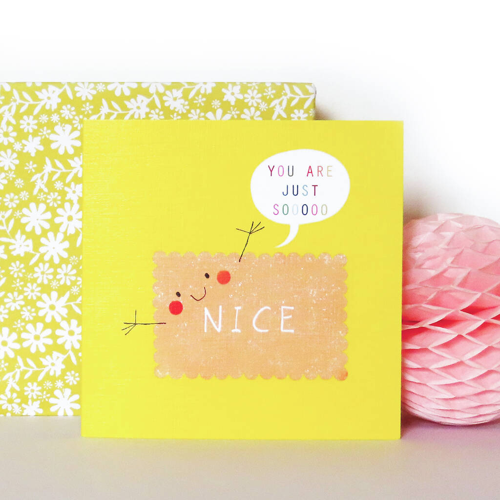 Nice Card By Kali Stileman Publishing | notonthehighstreet.com