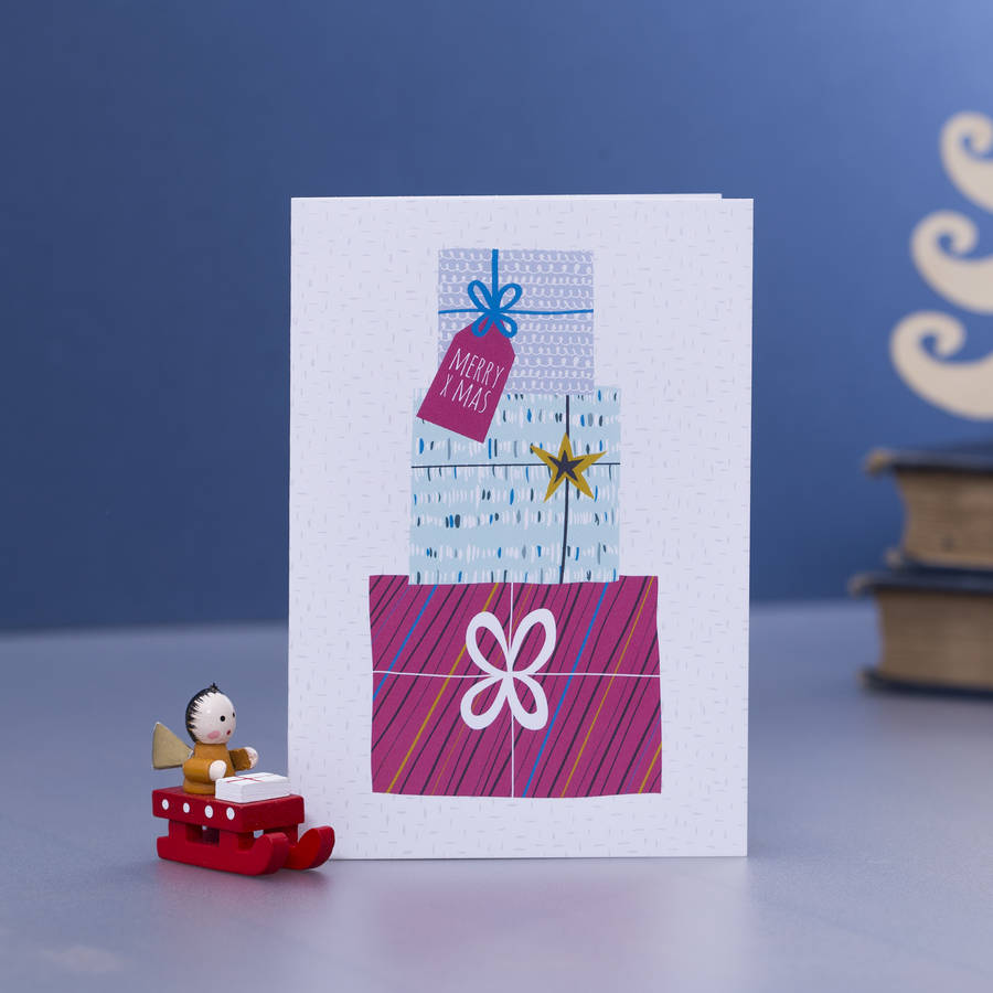 Christmas Present Card Pack By Jessica Hogarth | notonthehighstreet.com