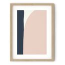 Navy And Pink Design Print Set Of Two By Abstract House ...