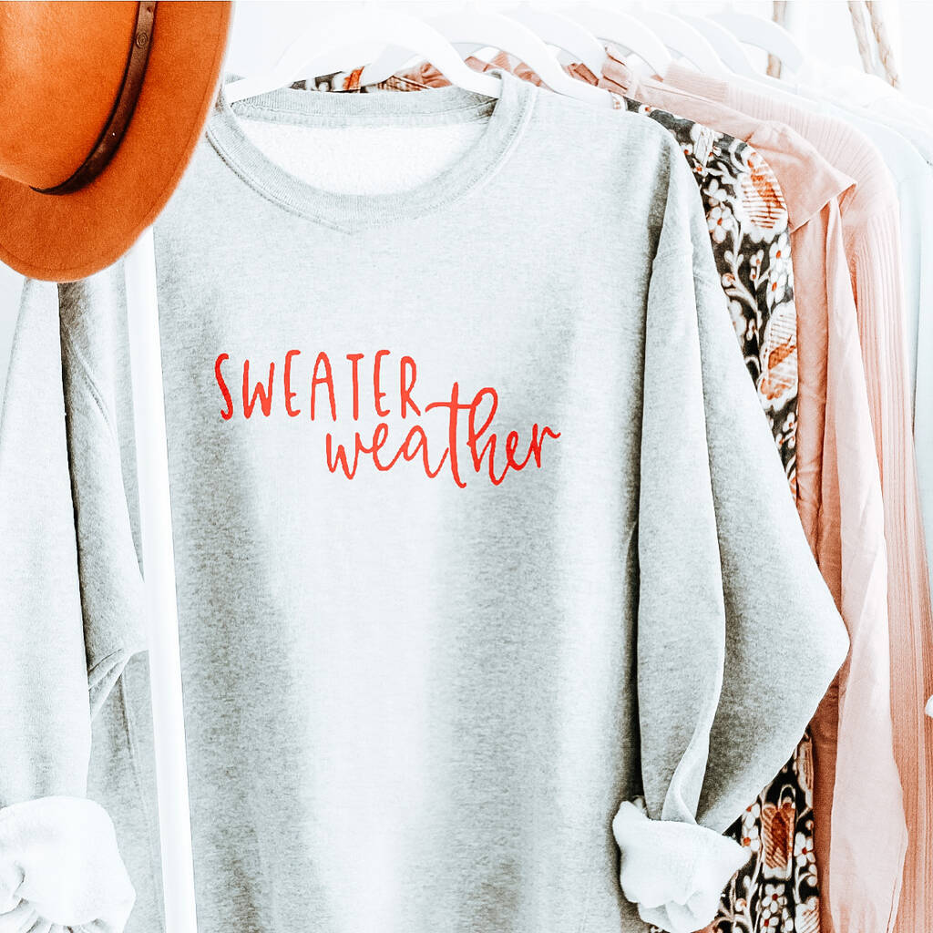 Sweater Weather Sweater By Made in Snetty