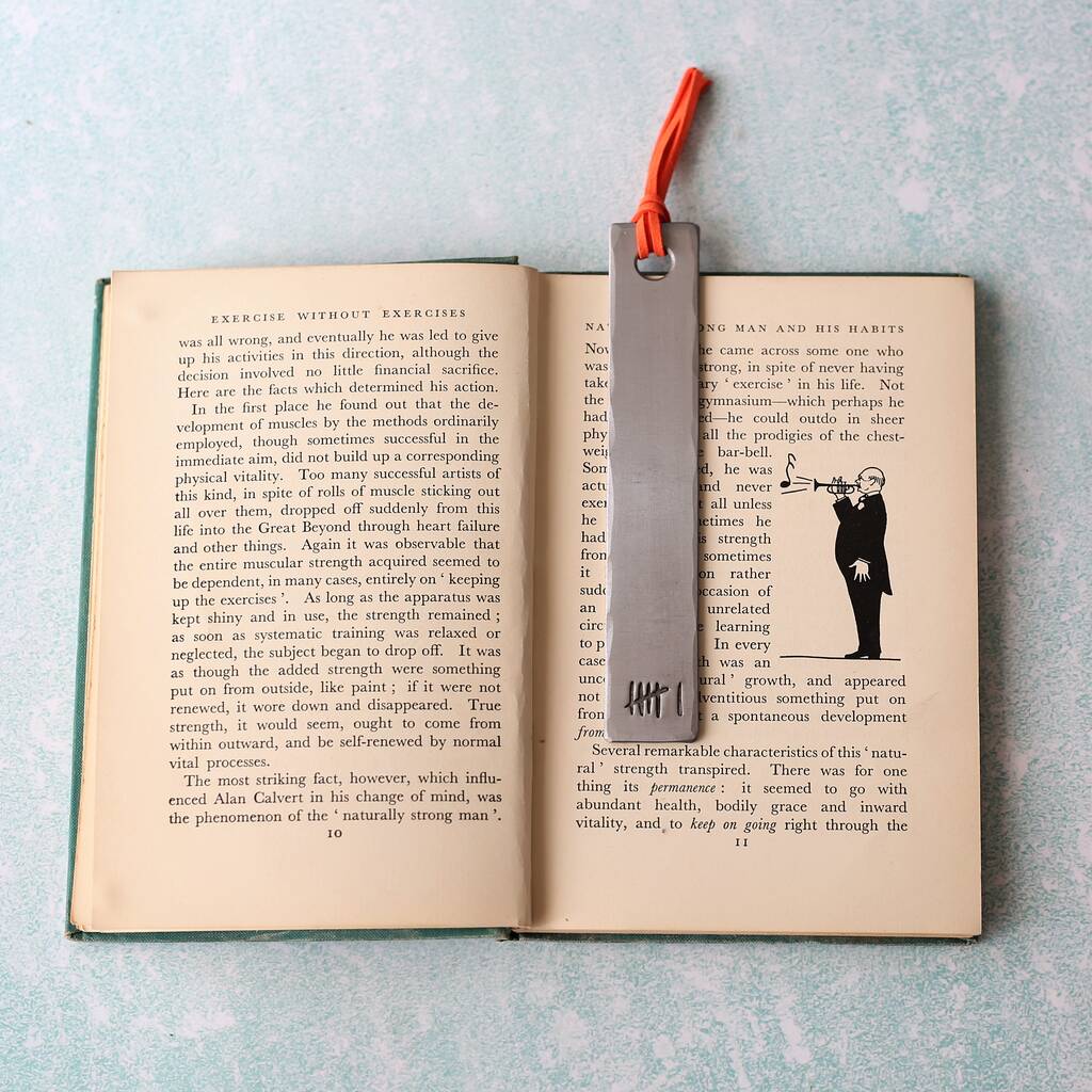 Iron Metal Bookmark For 6th Wedding Anniversary By Coach House Forge