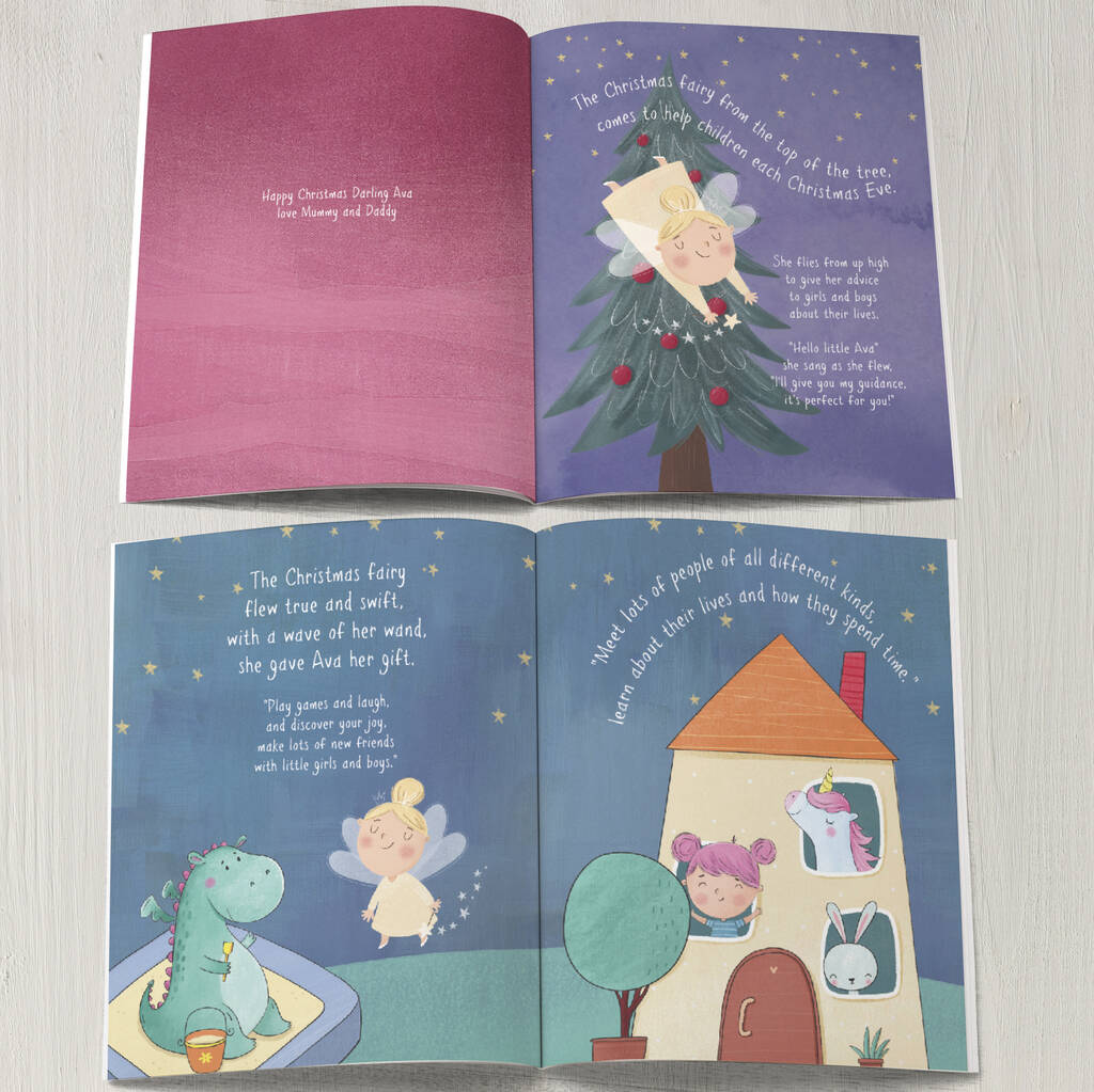 personalised christmas wish story book by letterfest ...