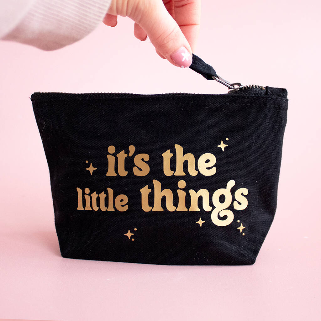 It's The Little Things Pouch By TreatBox