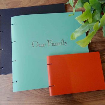 Large Leather Photo Album By Artbox | notonthehighstreet.com