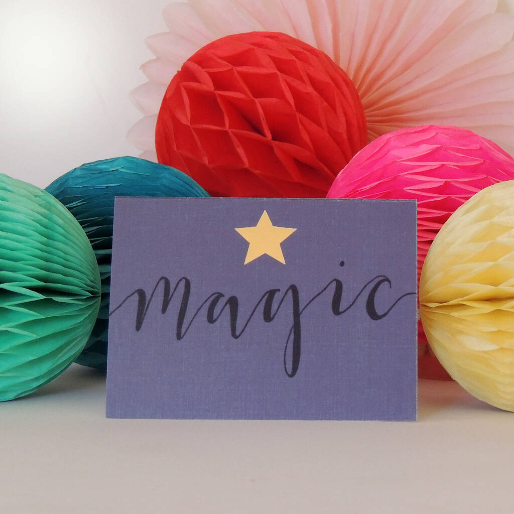 Mini Magic Card By Kali Stileman Publishing | notonthehighstreet.com