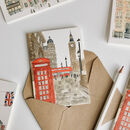 Classic London Greeting Card By Annie Montgomery Design ...