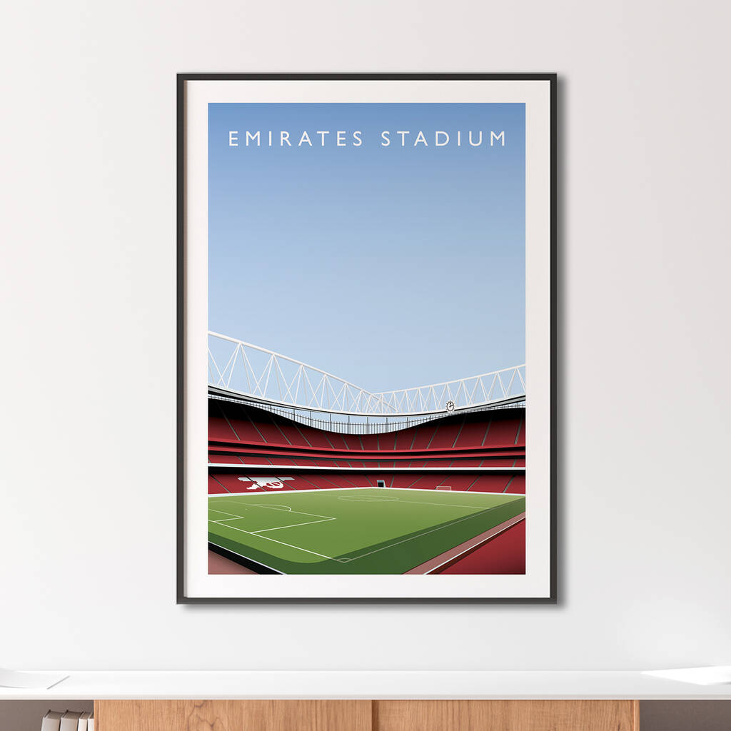 Arsenal Emirates Stadium Poster By Matthew J I Wood Design ...