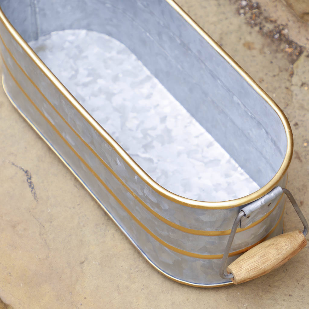 Giant Vintage Garden Tub Planters By Dibor | notonthehighstreet.com