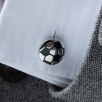 Football Cufflinks By We Love To Create | notonthehighstreet.com
