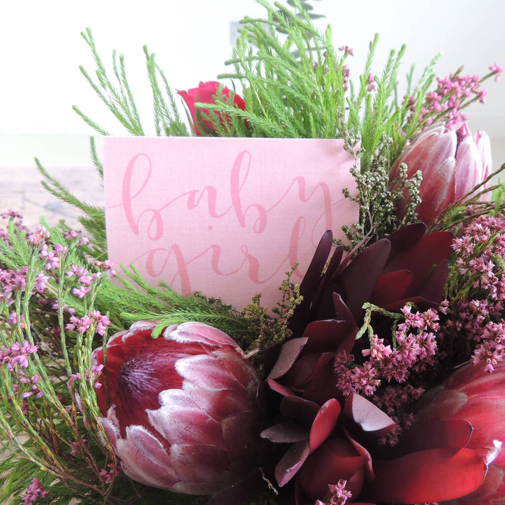 Mini Baby Girl Card By Kali Stileman Publishing | notonthehighstreet.com