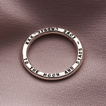 personalised word ring by posh totty designs | notonthehighstreet.com