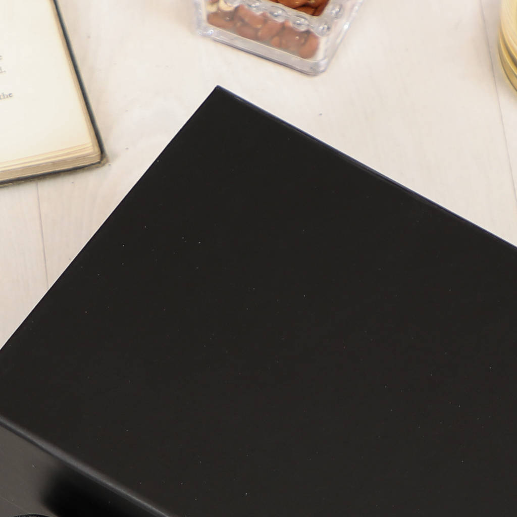 personalised black birthday gift box for him by dibor ...