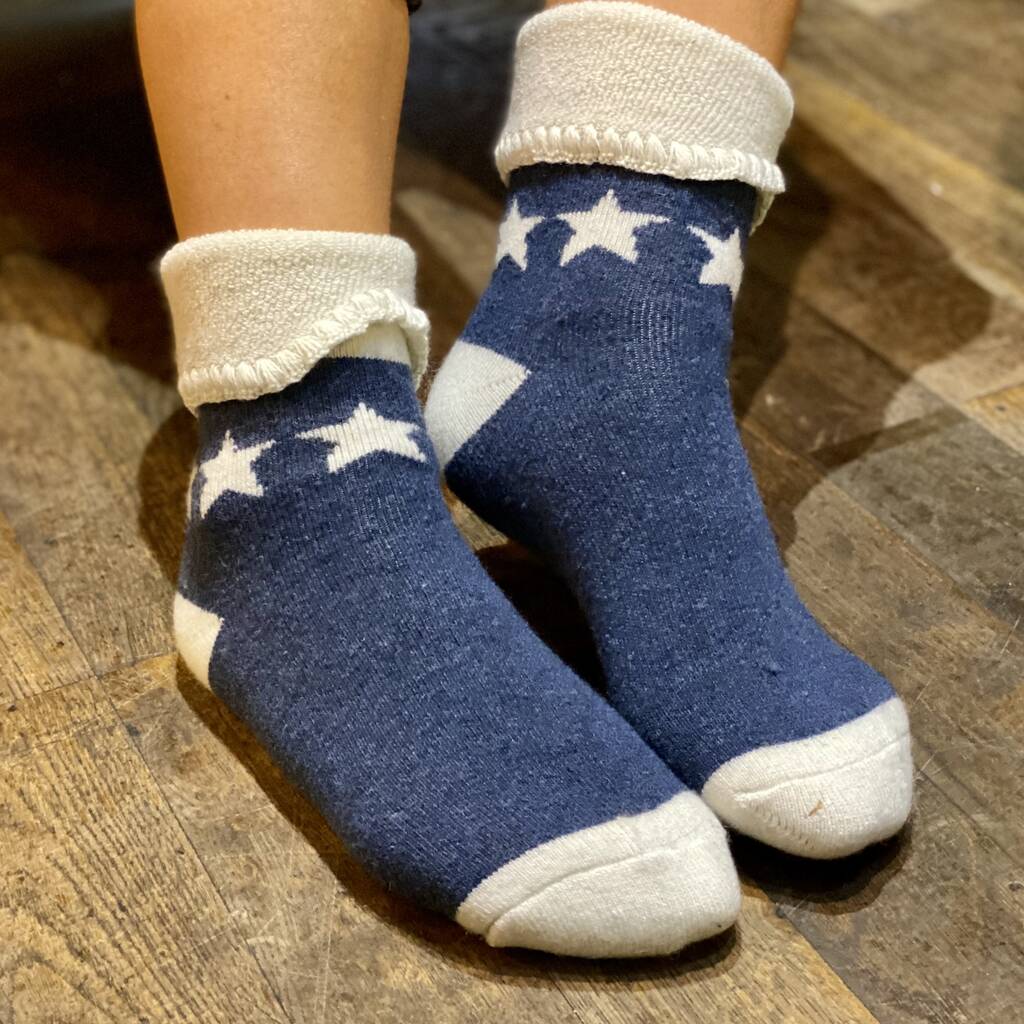 Personalised Super Soft Cosy Star Socks By The Alphabet Gift Shop ...