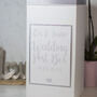 Personalised Silver Glitter Card Post Box By Love Lumi Ltd ...