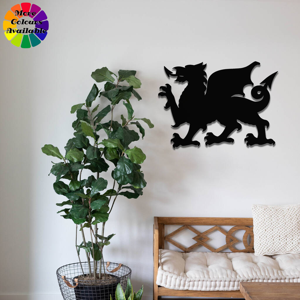 Cymru Welsh Dragon Rusty Metal Dragon Art By Duke Craft ...