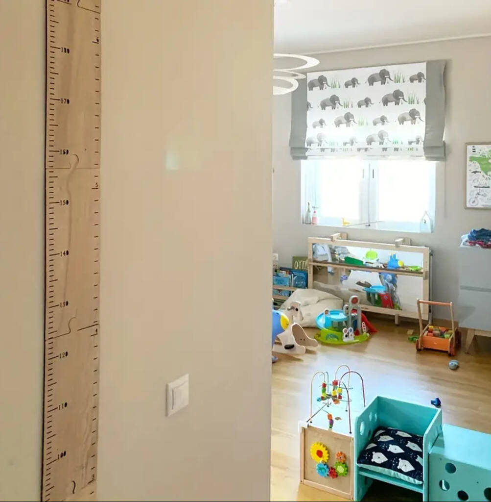 Pine Height Growth Chart, Jigsaw Ruler Design, 50cm To 200cm By Rowan ...