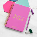 Personalised Traditional 2021 Weekly Diary By Jin.B ...