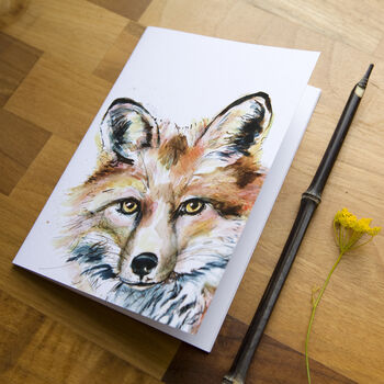 Inky Fox Notebook By Kate Moby | notonthehighstreet.com