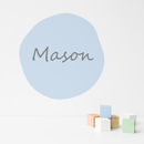 Circular Personalised Children's Name Wall Sticker By Nutmeg Wall ...