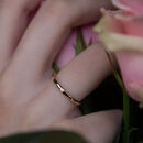 Hammered Solid Gold Halo Ring By Alison Moore Designs ...