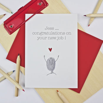 New Job Card By Adam Regester Design | notonthehighstreet.com