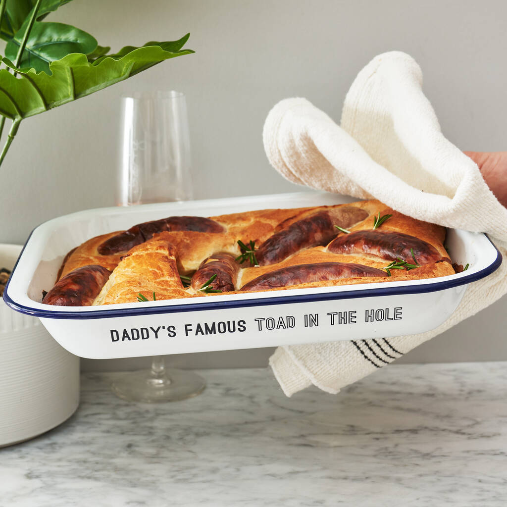 Personalised Yorkshire Pudding Tin By Sophia Victoria Joy