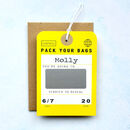 Surprise Pack Your Bags Gift Card By Paper And Inc | notonthehighstreet.com
