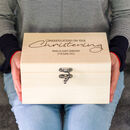 Personalised Christening Wishes Keepsake Box By Mirrorin ...