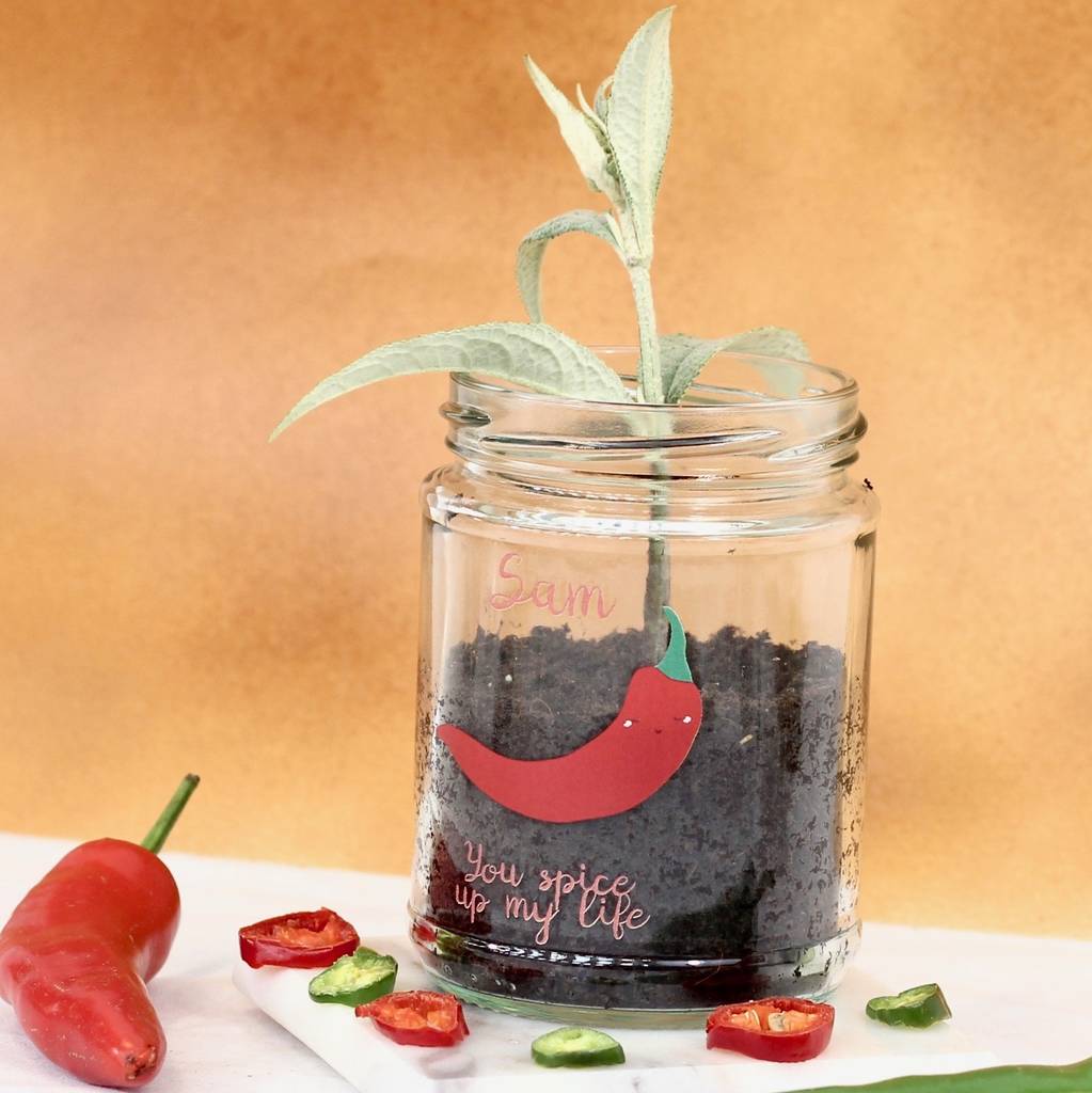 personalised hot chilli jar by beecycle | notonthehighstreet.com