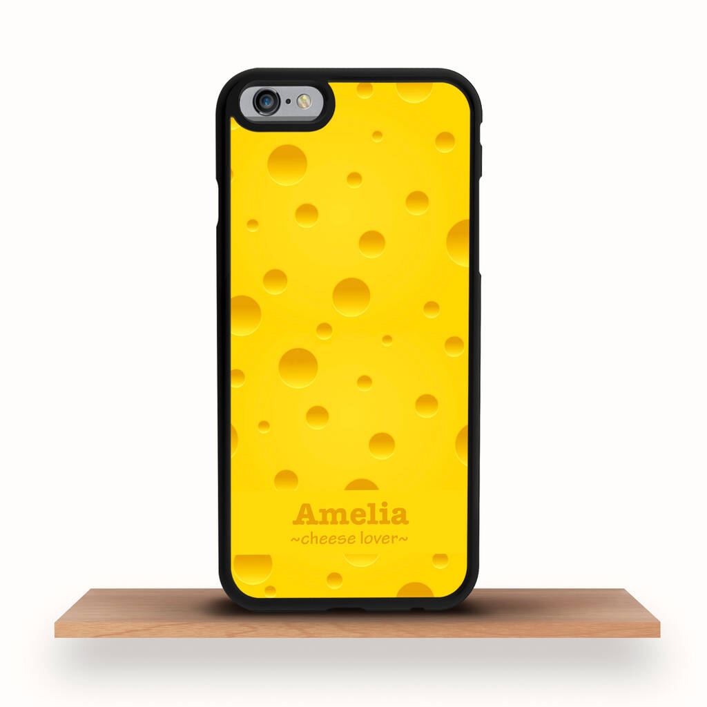 iPhone Case Personalised Cheese By Crank | notonthehighstreet.com