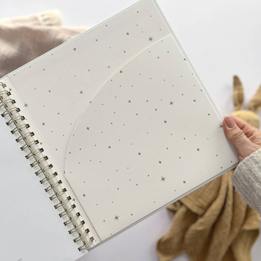 My Baby Book Baby Memory Book White By Blush and Gold ...