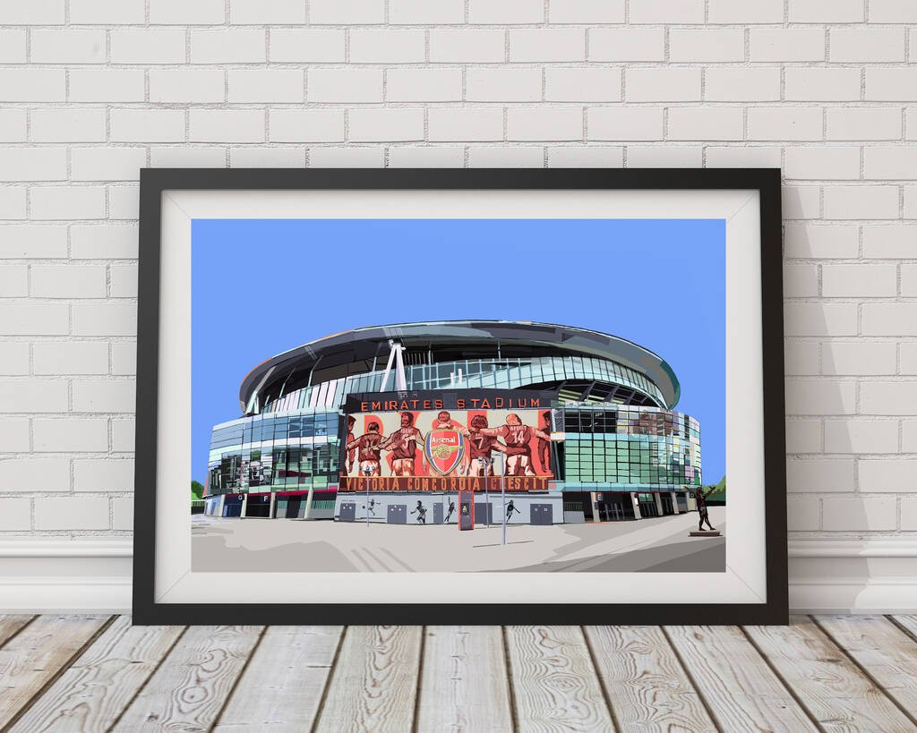 Emirates Stadium, Arsenal Fc Art Print By Tomartacus ...