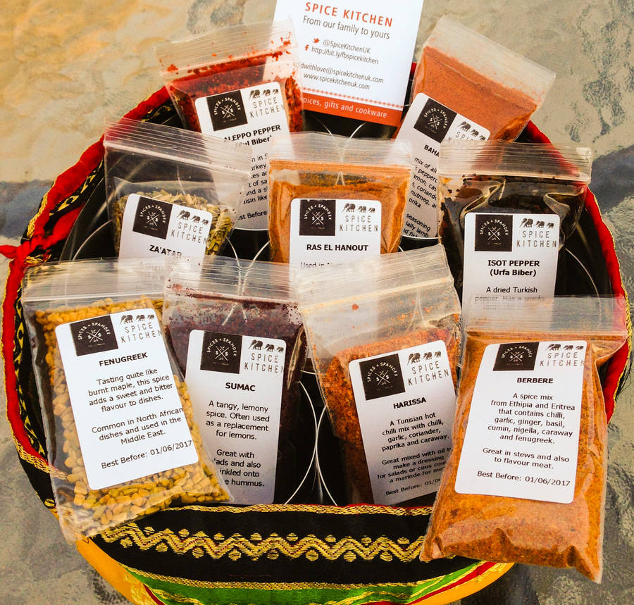 nine african and middle eastern spice set by spice kitchen ...