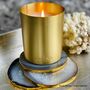 Personalised Eco Luxury Scented Metallic Candle By Amaura London ...