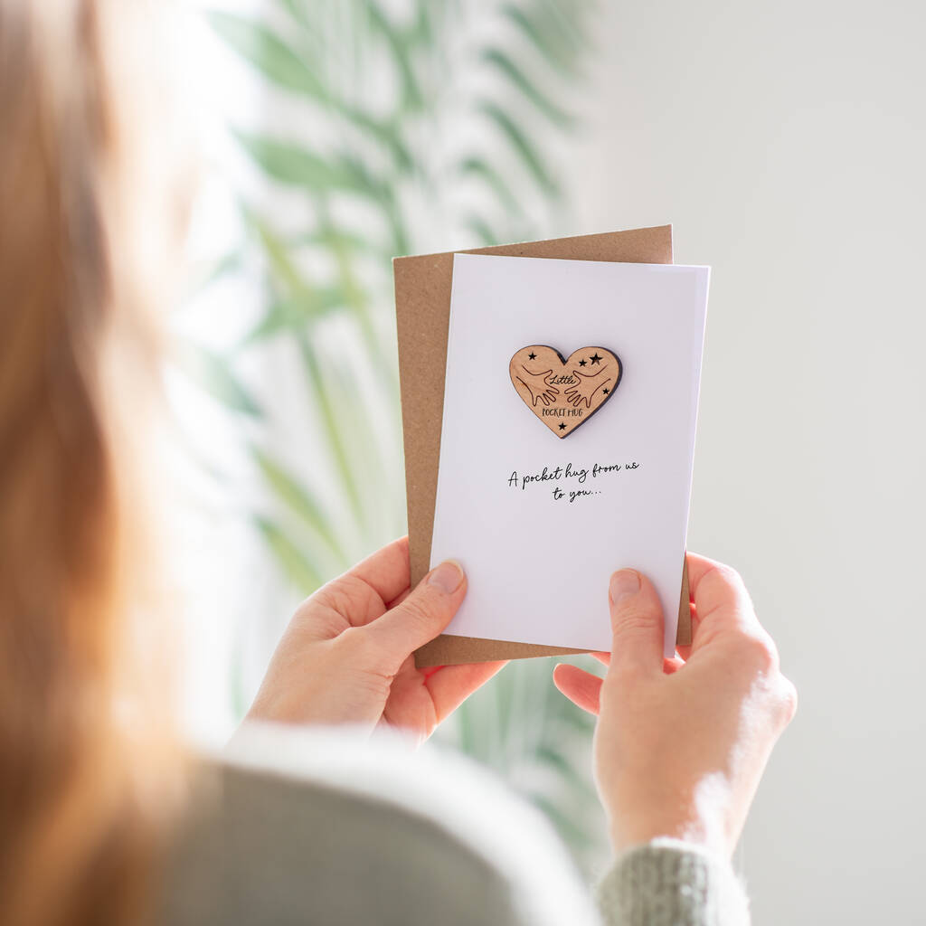 Pocket Hug Personalised Token Gift Card By EdgeInspired 