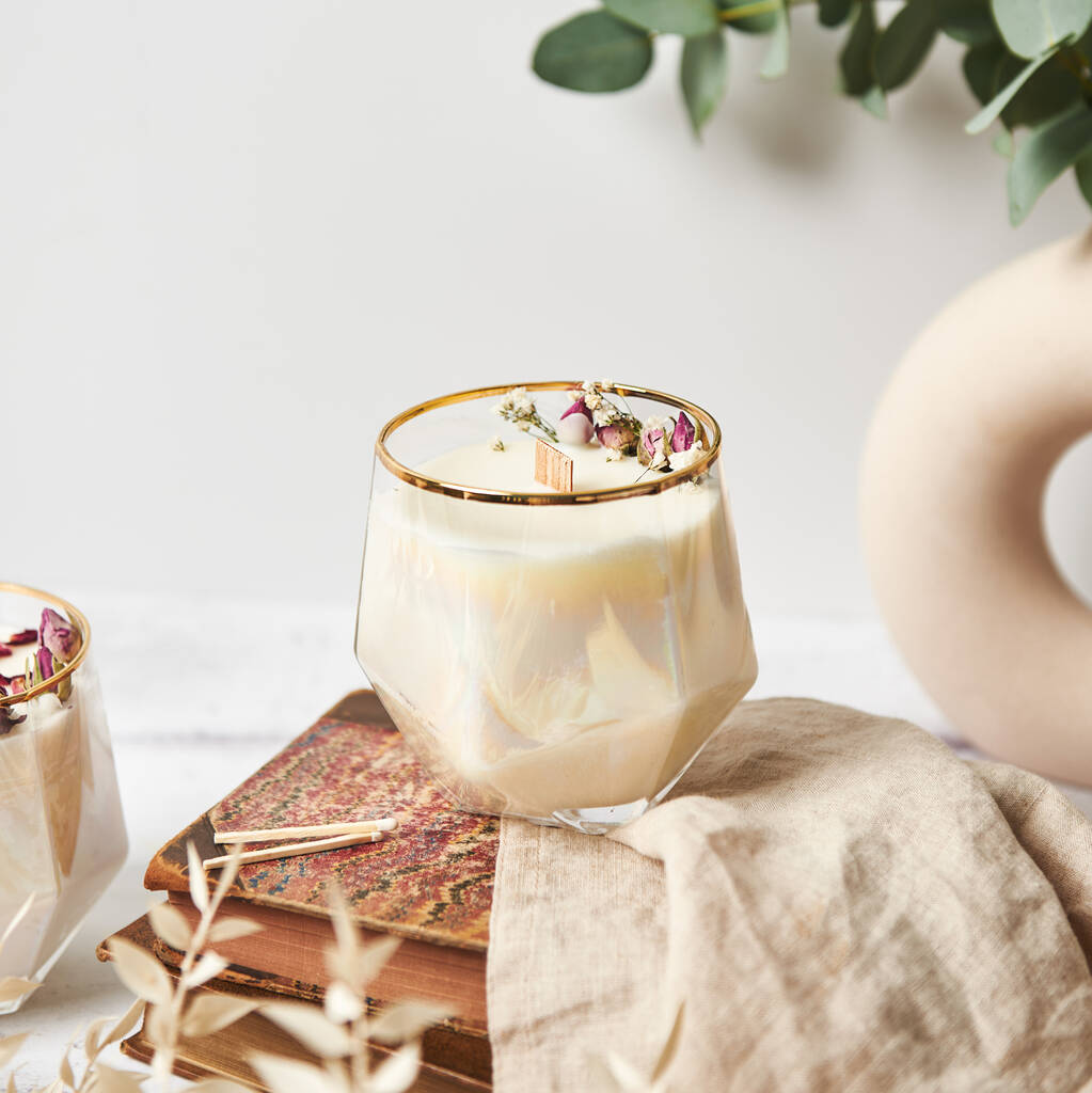 Rose Wonderland Botanical Soy Wax Candle By Madgicks - Among the Flowers