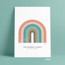 Personalised Family Tree Rainbow Print By Ditsy Chic ...