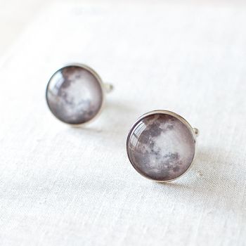 moon cufflinks by juju treasures | notonthehighstreet.com