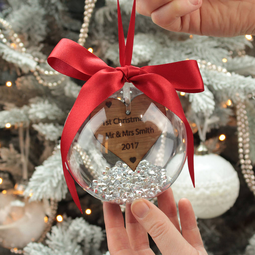 personalised 'any text' christmas bauble decoration by dreams to ...