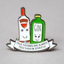 'together in spirits' pin badge gift for friend by of life & lemons ...