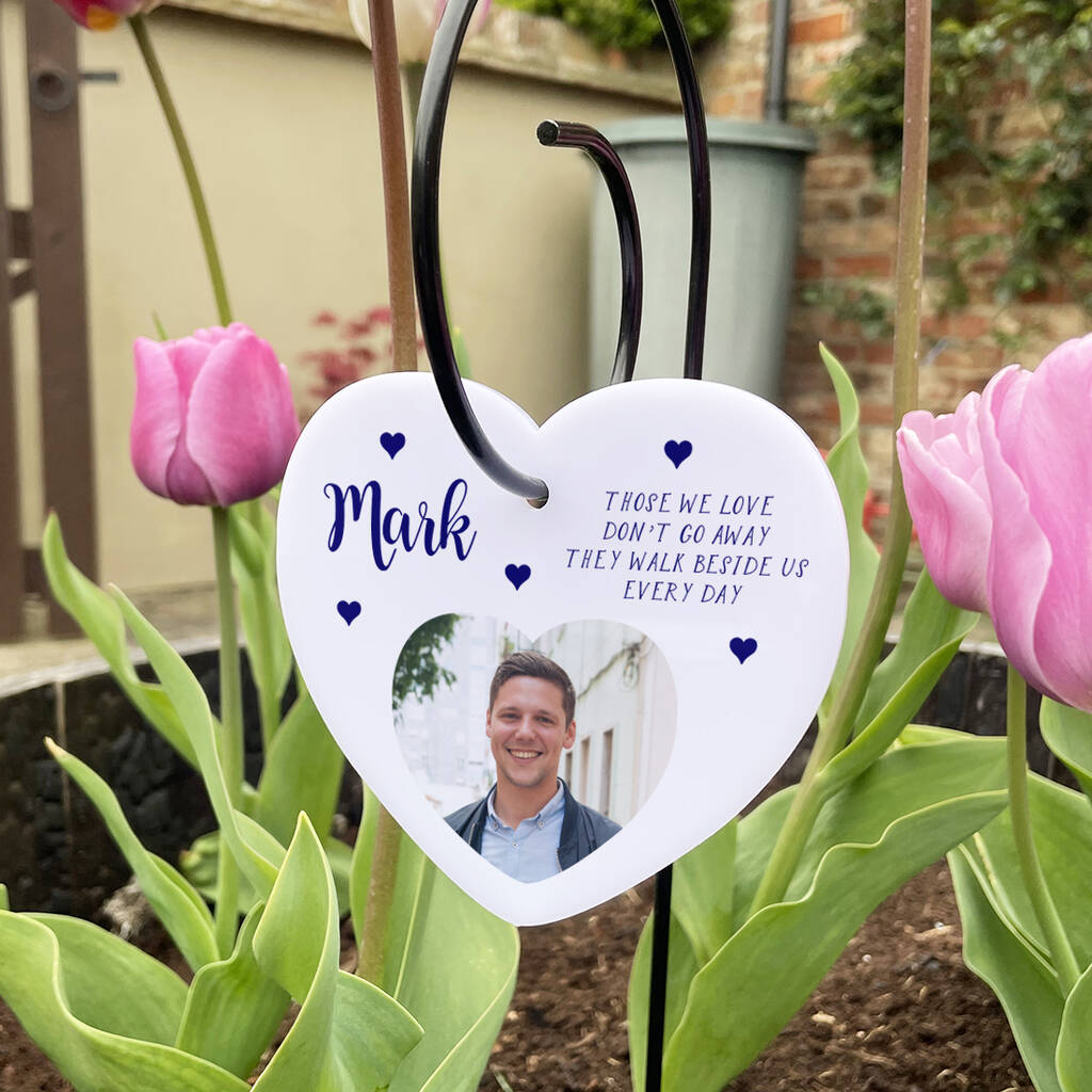 Acrylic Photo Memorial Poem Wire Holder By Love Lumi Ltd ...