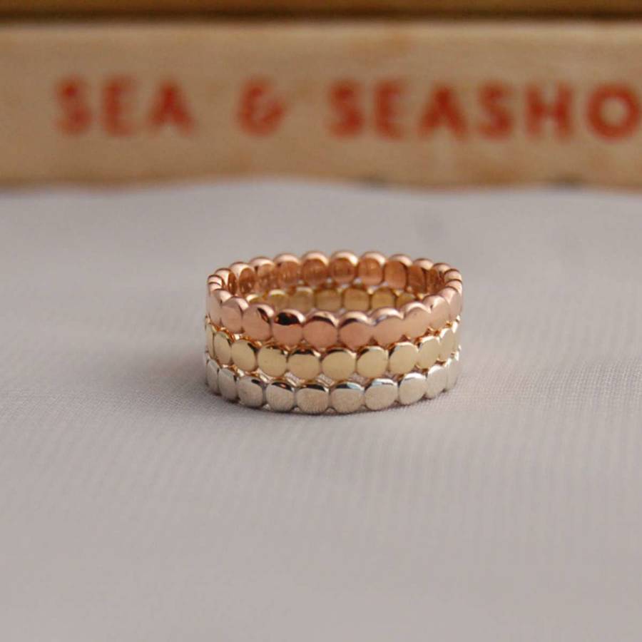 Handmade Silver Pebble Ring By Alison Moore Designs ...