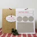 Christmas Memory And Activity Book By Illustries | notonthehighstreet.com